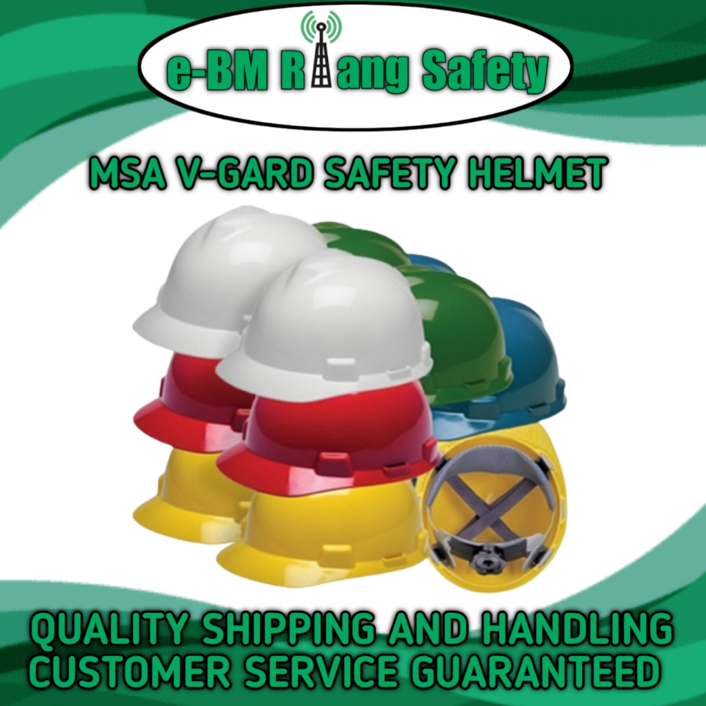 MSA V-GARD CAP CHINA SIRIM DOSH SAFETY HELMET / HEAD PROTECTIVE / TOPI ...