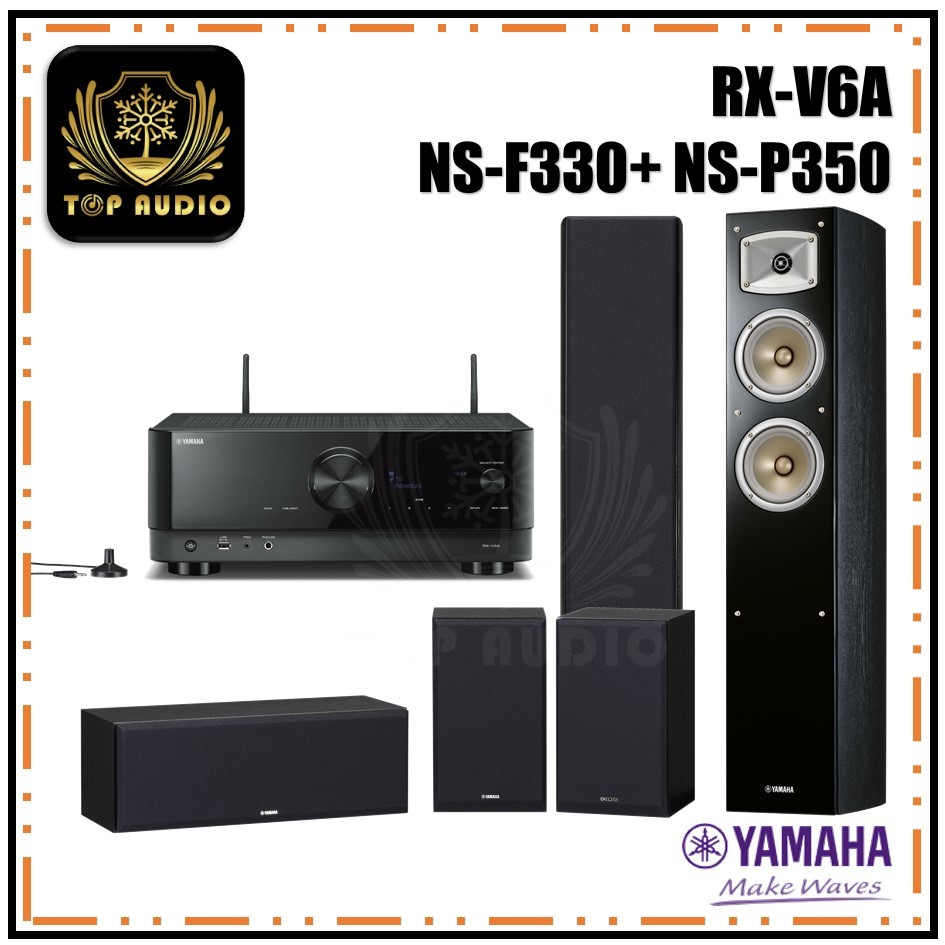 Yamaha RX-V6A + NS-F330 + NS-P350 Home Theatre Package (5.0CH) | Shopee Malaysia