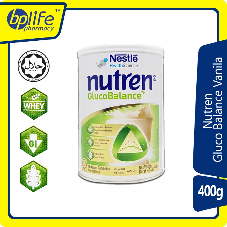 Nestle Nutren Gluco Balance Vanilla 400g | Shopee Malaysia