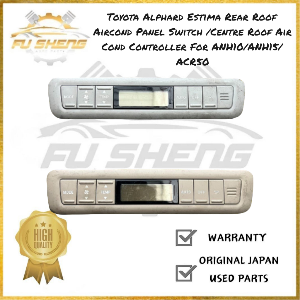 Toyota Alphard Estima Rear Roof Aircond Panel Switch /Centre Roof Air ...