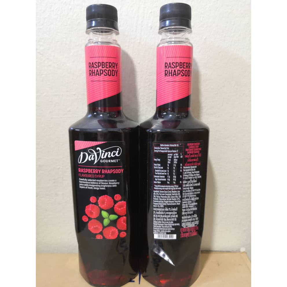 DaVinci Gourmet Raspberry Rhapsody Syrup (750ml) EXP 26/03/2026 ...