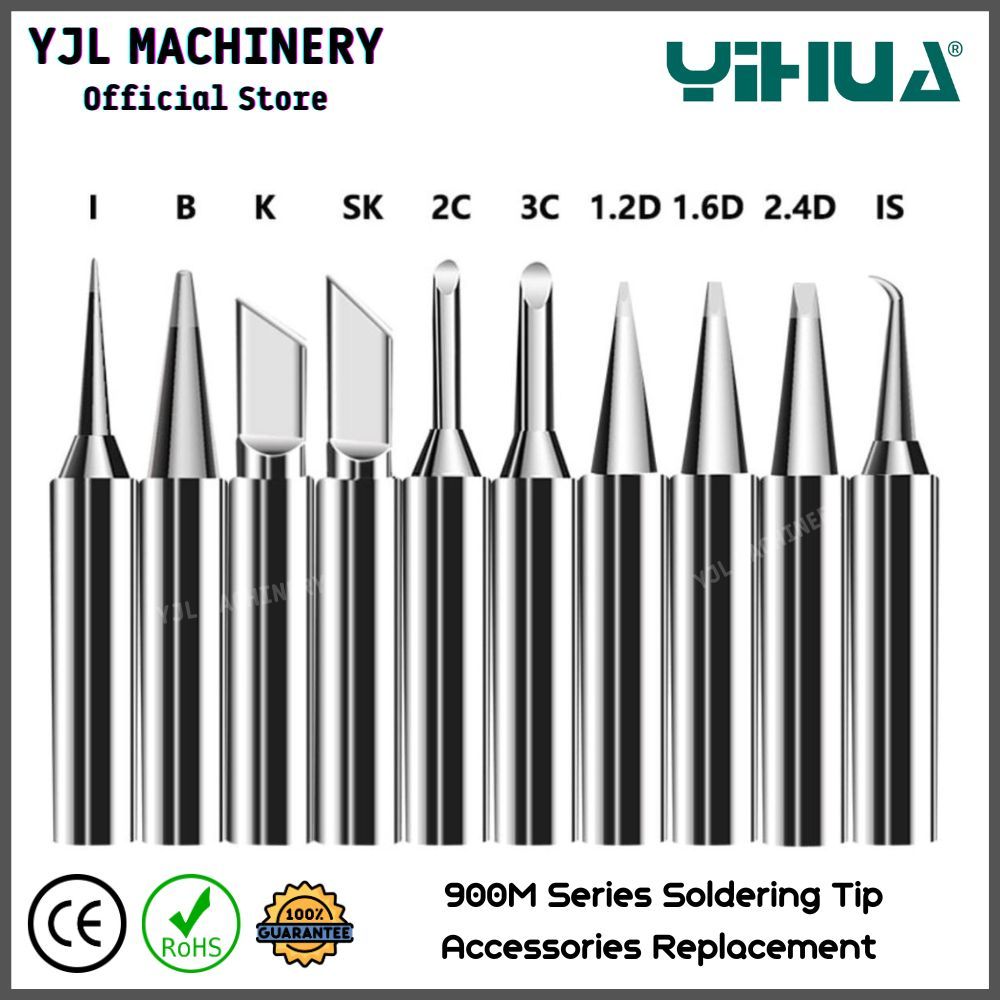 YIHUA 900M Series Soldering Tips Solder Welding Tips Head Soldering ...