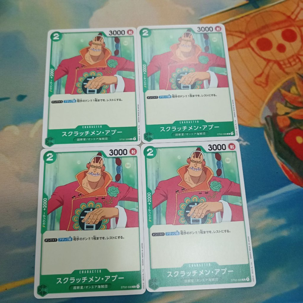 ORIGINAL Scratchmen Apoo Character ST02-008 C optcg one piece card | Shopee Malaysia