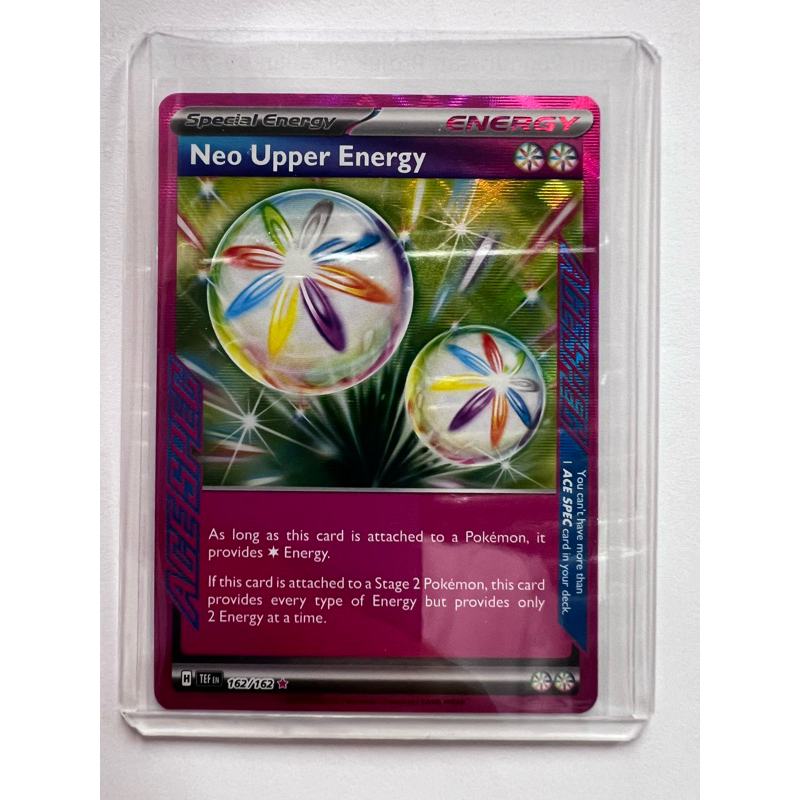Neo Upper Energy Ace Spec Rare - 162/162 - Pokemon TCG Temporal Forces [TEF] | Shopee Malaysia