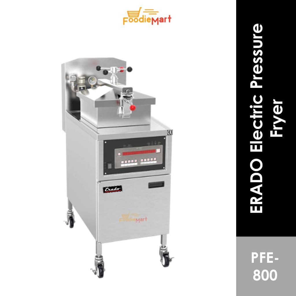 FOODIEMART ERADO PFE-800 Electric Pressure Fryer, Computer Panel ...
