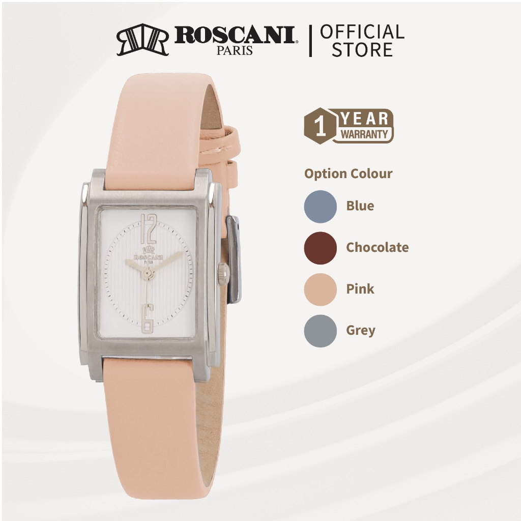 Quartz Watch Roscani Leather Collection Casual Watch Water Resistant ...