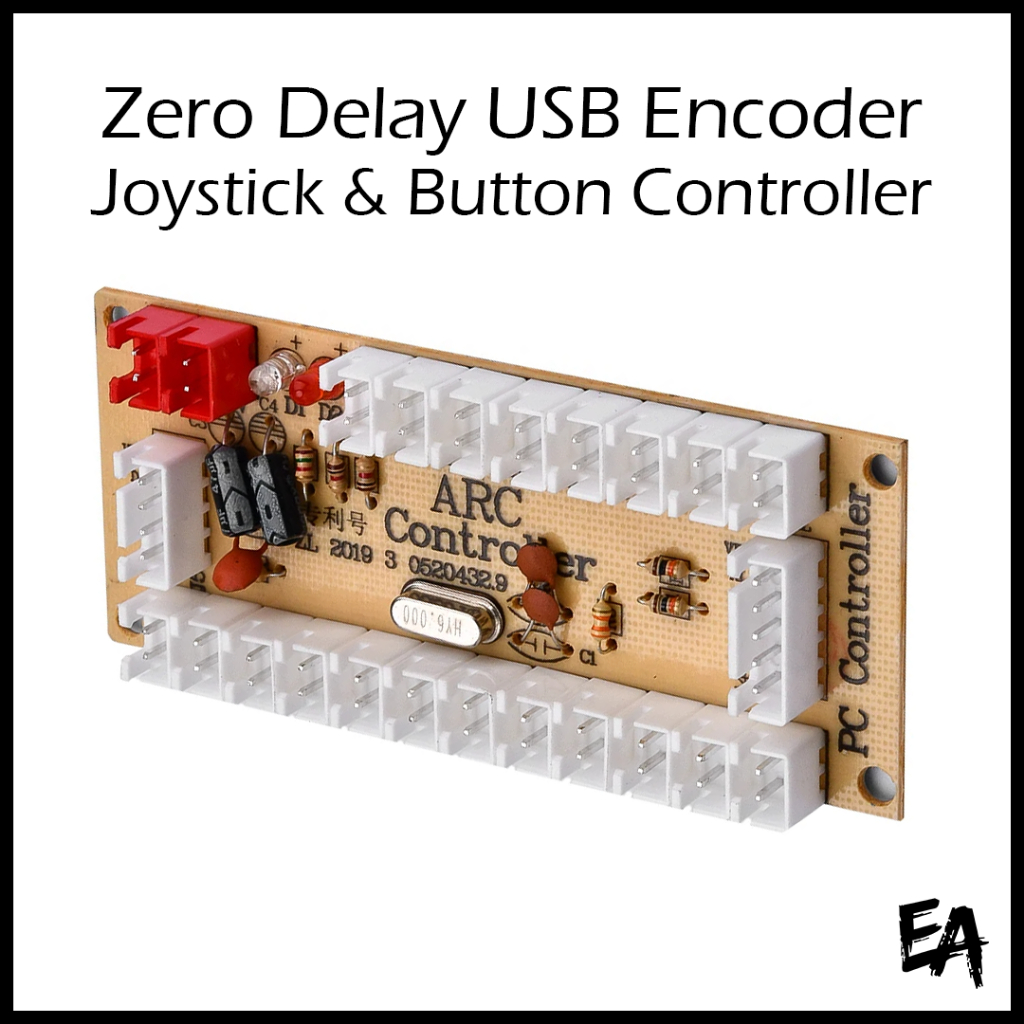 Zero Delay USB Encoder PC Arcade Joystick and Button Controller ...