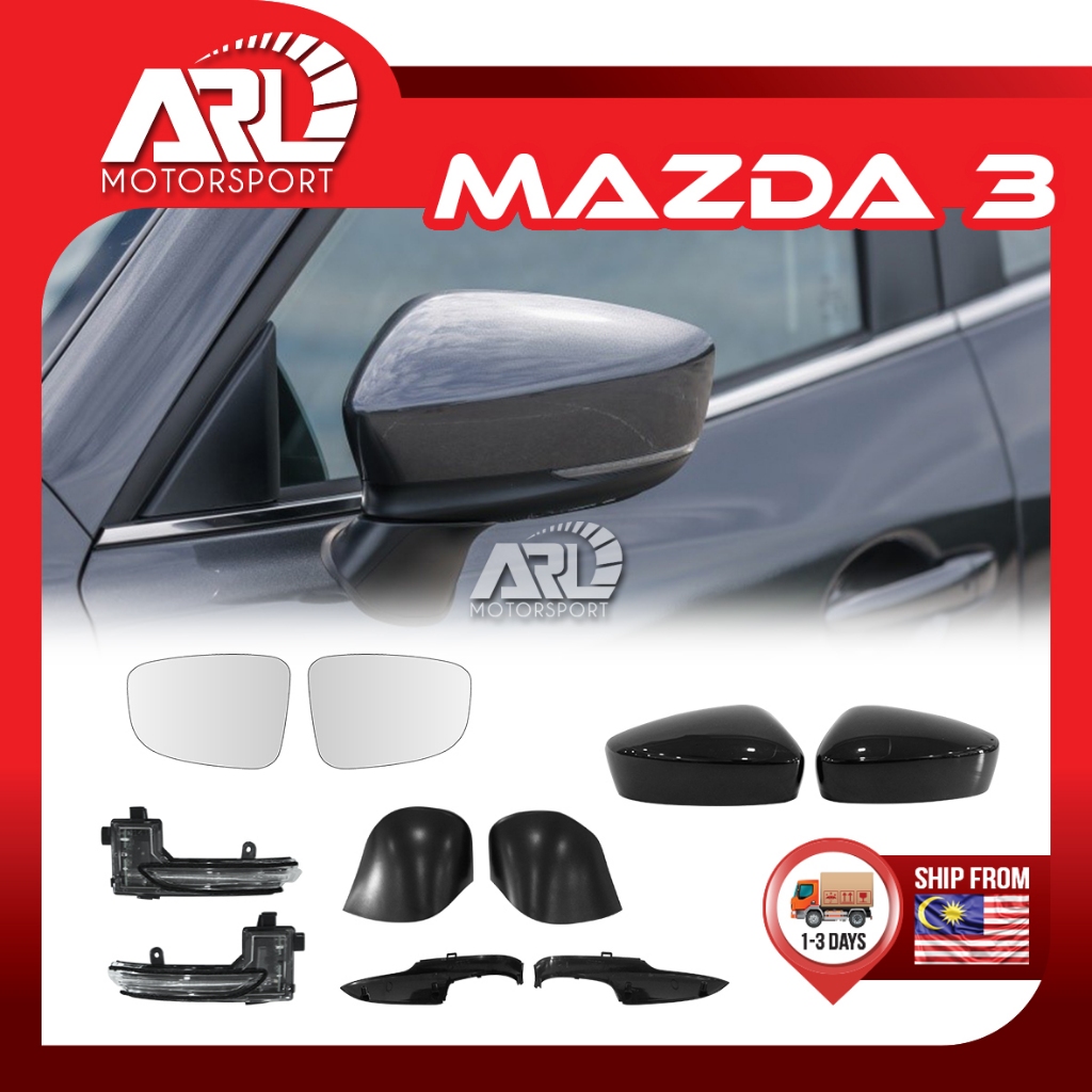 Mazda 3 Axela 2017-2019 Side Mirror Cover Replace Type Signal Mirror ...