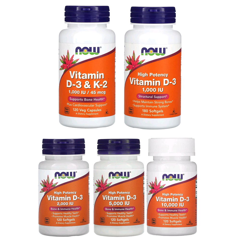 (Ready Stock) Now Foods , Vitamin D-3 , Vitamin D3 , Vitamin D 1000IU 2000IU 5000 IU 10000IU ...
