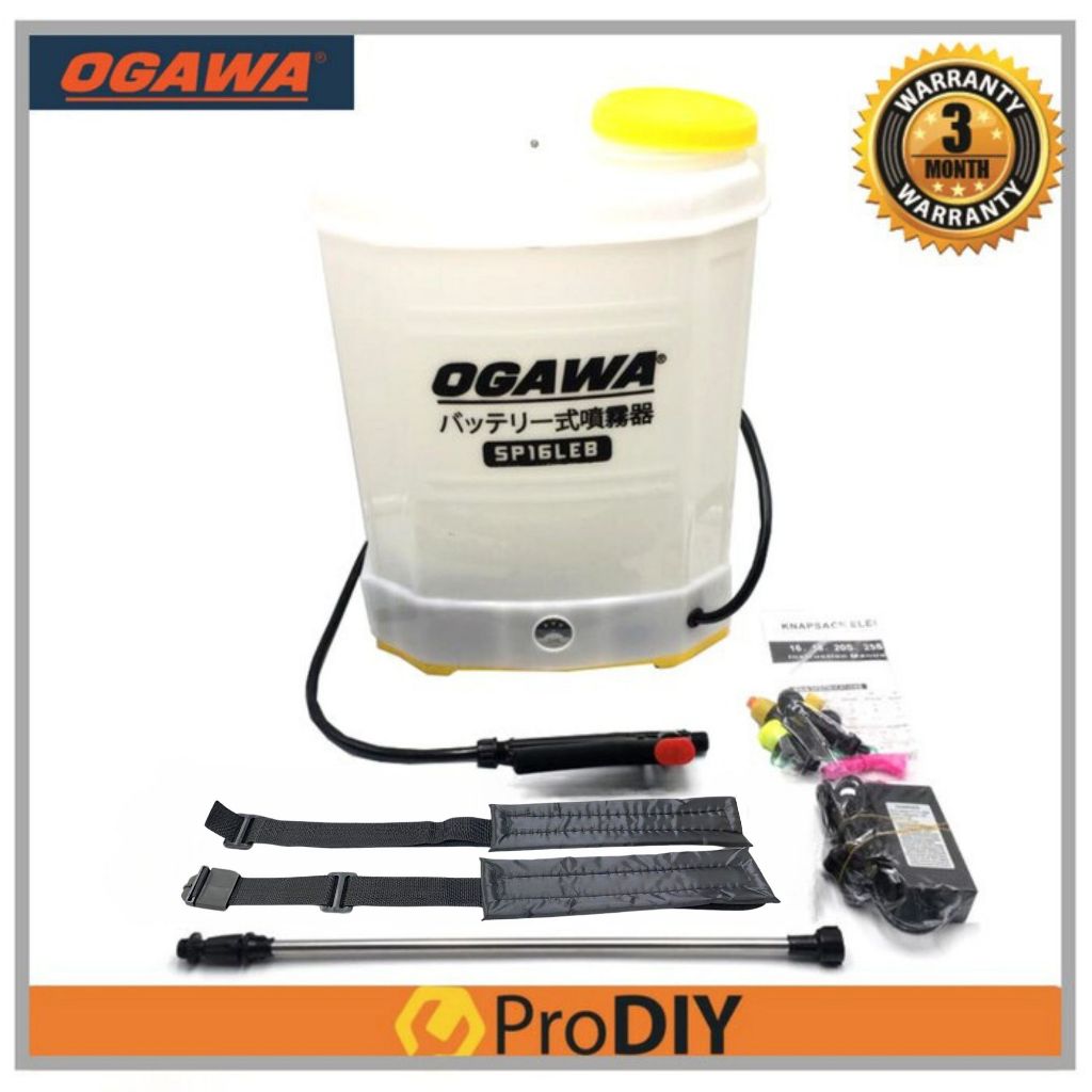 OGAWA SP16LE 16L Battery Sprayer Pam Racun ( RANDOM COLOUR ) | Shopee ...