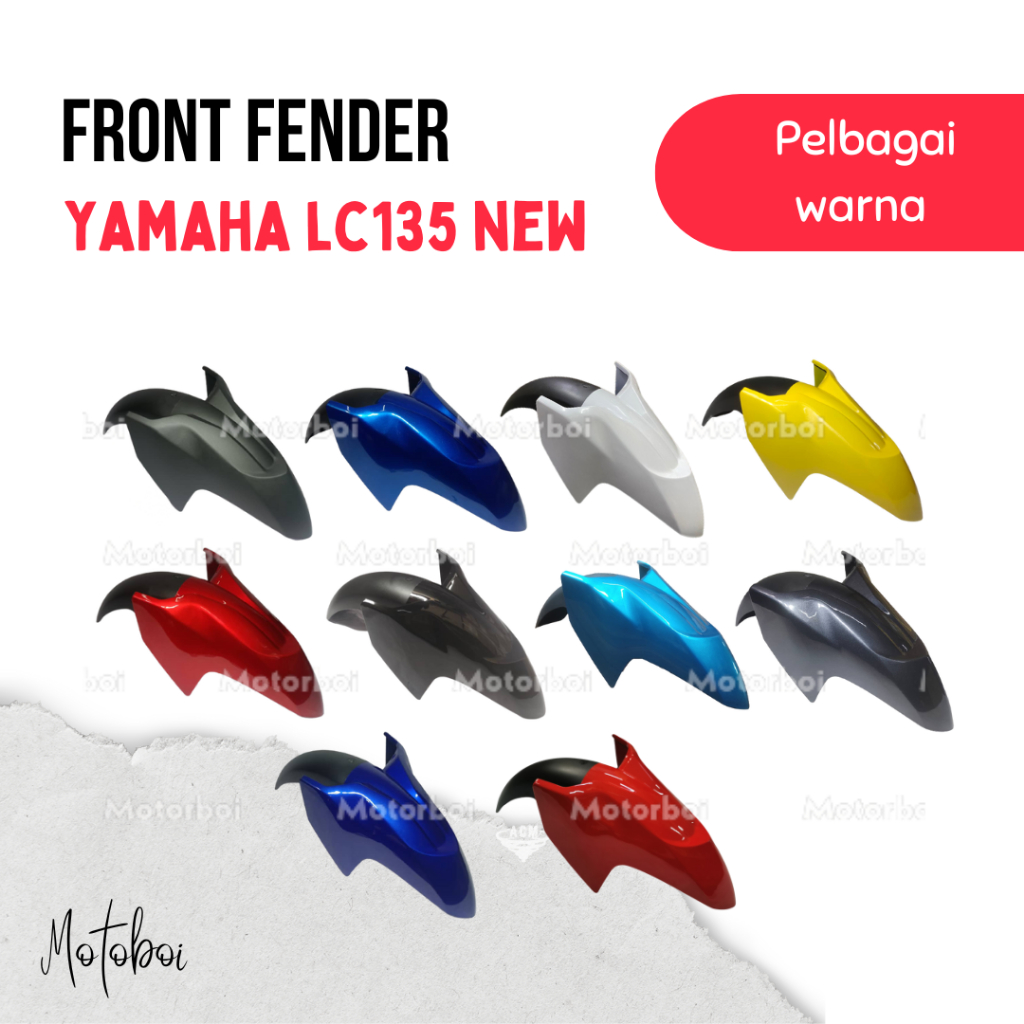 YAMAHA LC135 V2 V3 V4 V5 V6 V7 V8 Front Fender Cover 135LC LC Kaver ...