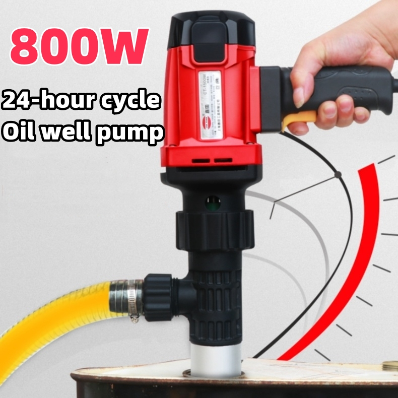 220V Electric Hand Barrel Pump 880W Vertical Oil Pump diesel oil drum ...