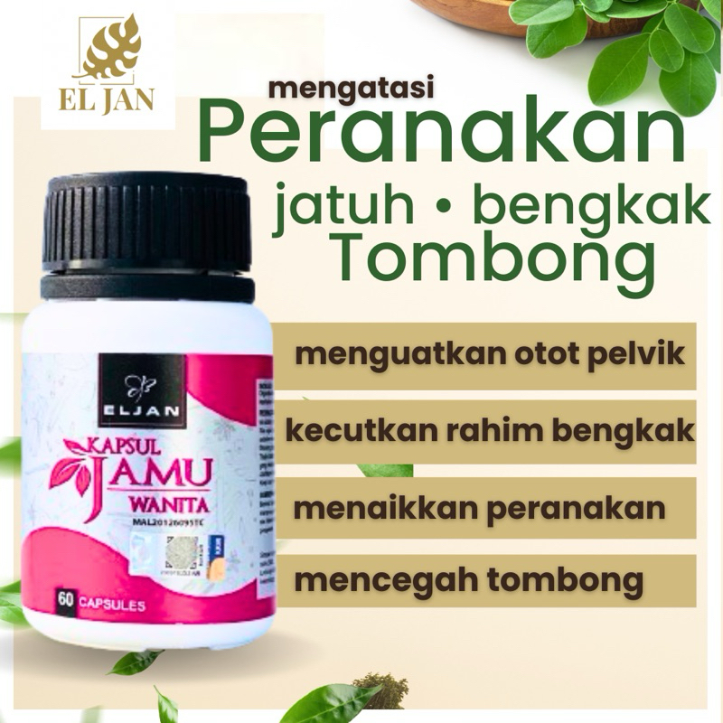Eljan Jamu Wanita | Naikkan Peranakan Jatuh , Surut Rahim Bengkak , Atasi Masalah Tombong 60 ...