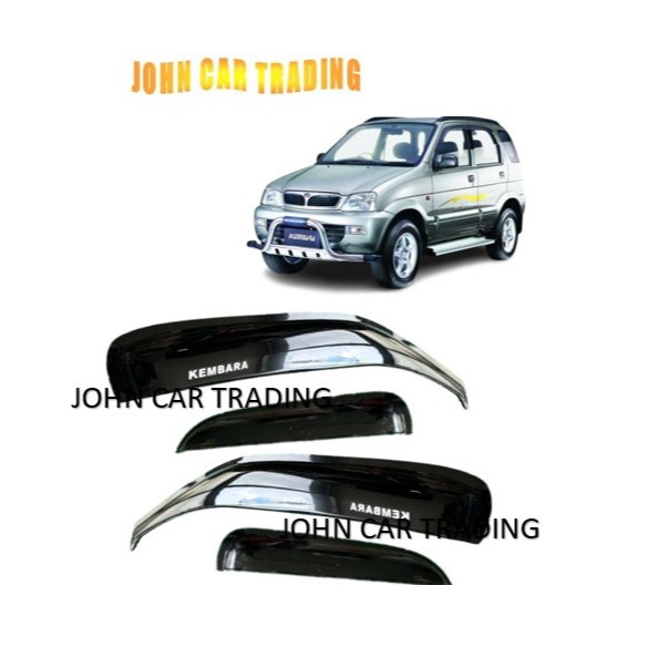 Perodua Kembara 1998~2008 4" Window Door Visor Kembara Air Press Wind ...