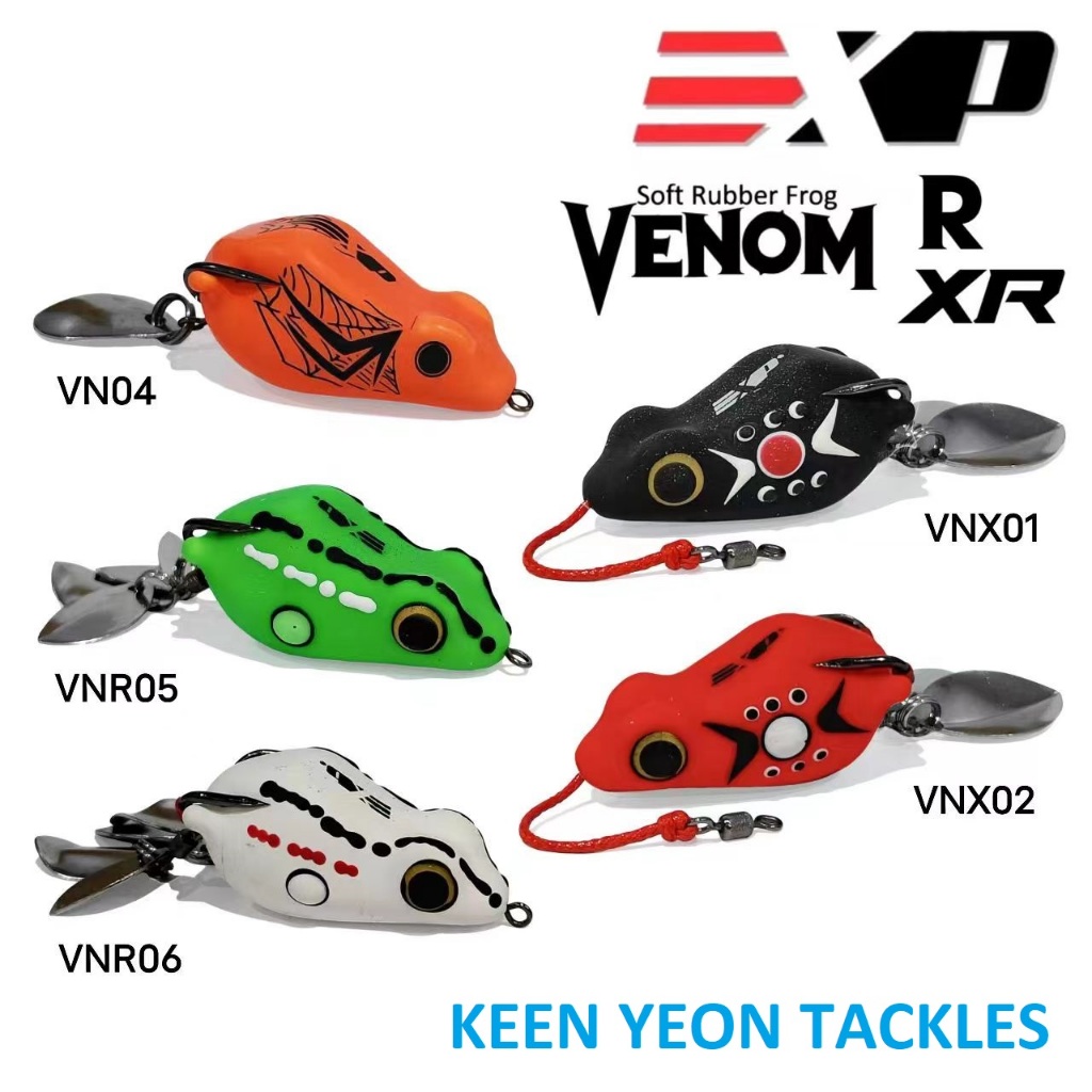 EXP VENOM (L-VN) / VENOM-R (L-VNR)/ VENOM-XR (L-VNX) SOFT RUBBER FROG ...