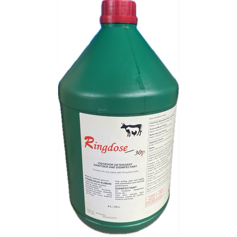 Original Iodine Disinfectant Lindores 30 & Fam 30 Pembasmi Kuman ...