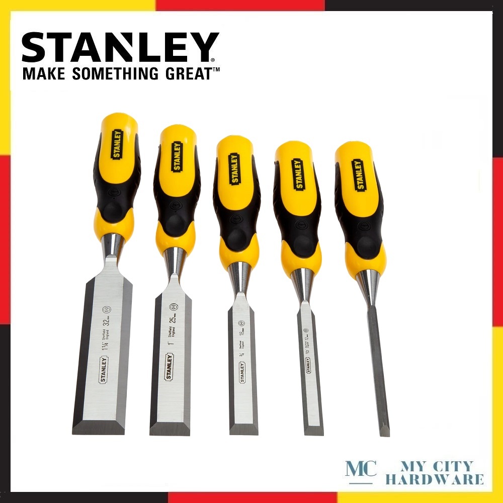 Stanley DynaGrip Wood Chisel 6mm I 10mm I 12mm I 18mm I 25mm I 32mm I ...
