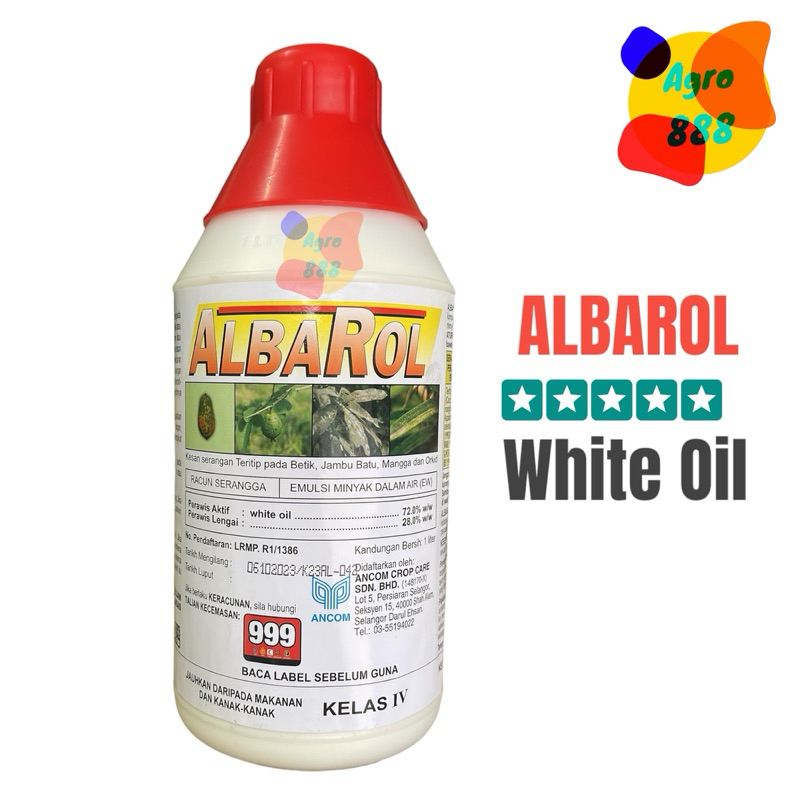 Ancom Albarol® Insecticide 1 Liter / White Oil / Minyak Puith ...