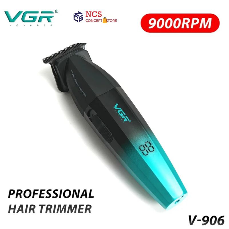 VGR V-906 Hair Salon Series Professional Hair Trimmer Barber 9000RPM 5V Motor Push Hair Clipper ...
