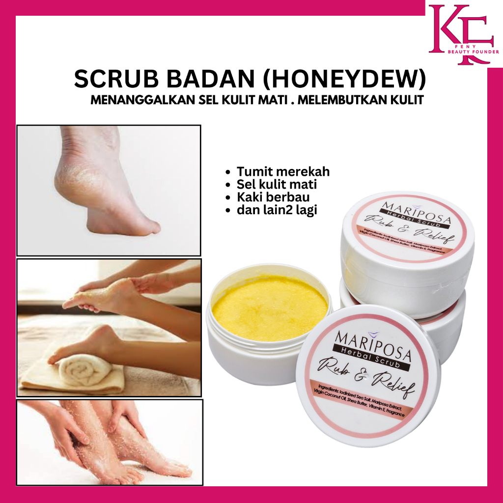 *Herba* Mariposa Skrub Kulit Gatal Ruam | Ekzema | Kurap | Kudis ...