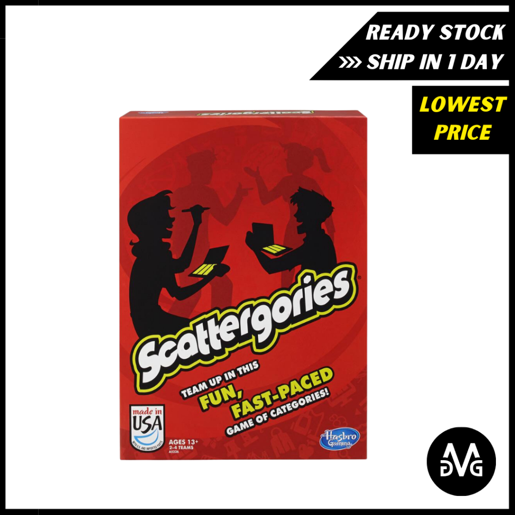 Scattergories Card Game Board Game MCO Game With Family Friend Kid Game ...