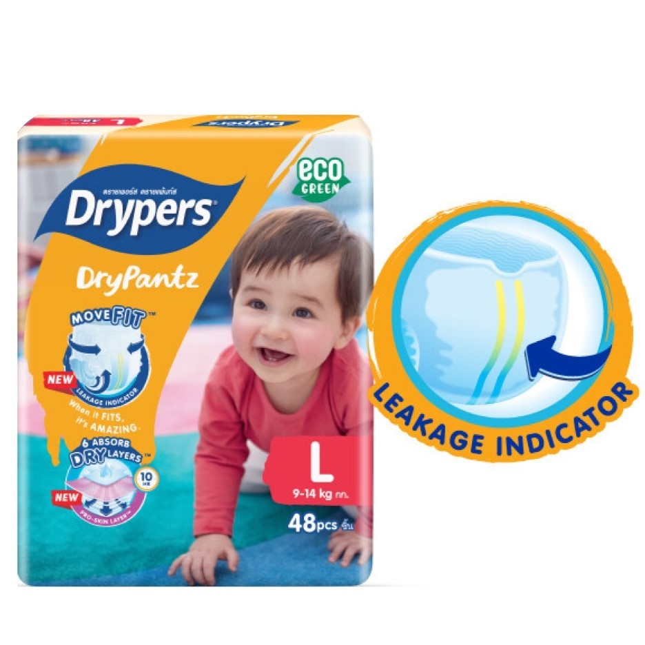 Drypers Drypantz Size L (48pcs) | Shopee Malaysia