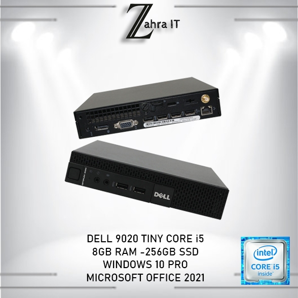 Refurbished Dell 9020 Micro Pc / Intel Core i5-4th Gen / 8GB DDR3L Ram ...