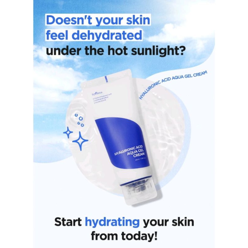 (ORI TRIAL/REPACK) Isntree Hyaluronic Acid Aqua Gel Cream 10g | Shopee ...