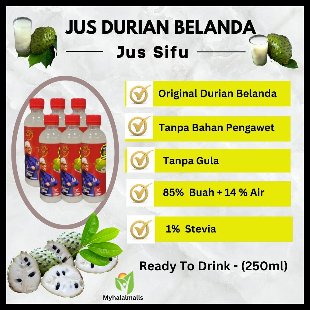 Jus Durian Belanda Jus Sifu Penawar Kanser Cancer Tumor Barah ...