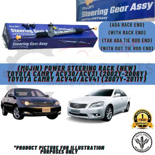 TOYOTA CAMRY ACV30/ACV31/CAMRY ACV40/ACV41 POWER STEERING GEAR RACK ...