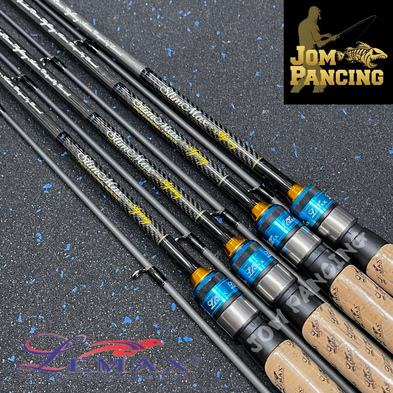 【Jom Pancing】LEMAX SLIM MAX AJING UL ULTRA LIGHT SPINNING FISHING ROD ...