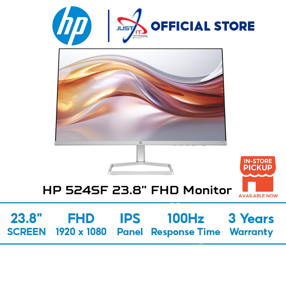 HP SERIES 5 524SF 23.8'' MONITOR ( 23.8" IPS FHD / 5MS / 100Hz /HD MI ...