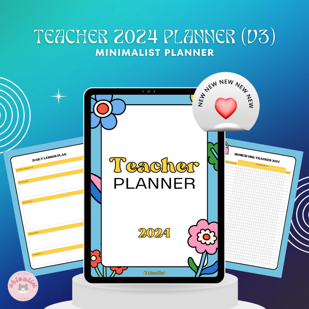 [PDF] DIGITAL PLANNER | 2024 TEACHER PLANNER VERSION 3 | COLOURPOP ...