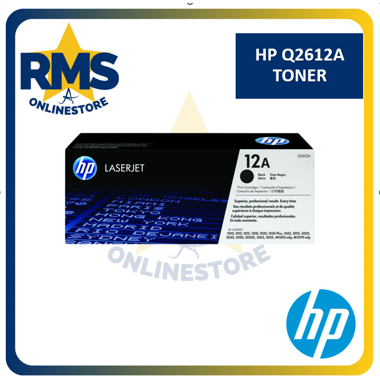 HP 12A / Q2612A Toner Cartridge (Original) | Shopee Malaysia