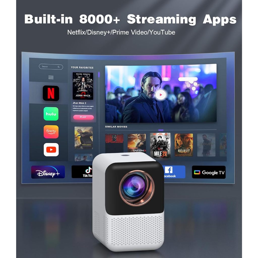 Mini Android 4K Projector For phone With WIFI HD 1080P LCD projektor ...