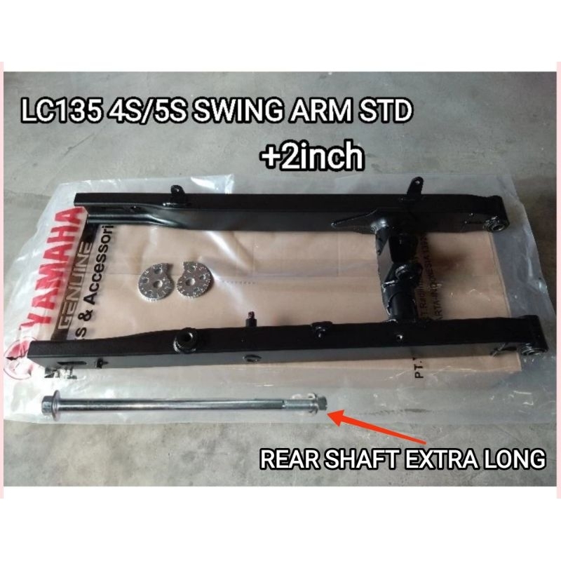 YAMAHA LC135 V1-V8 4S/5S ARM STANDARD +2inch PNP LC135 V1 V2 V3 V4 V5 V6 V7 V8 4speed 5speed ...