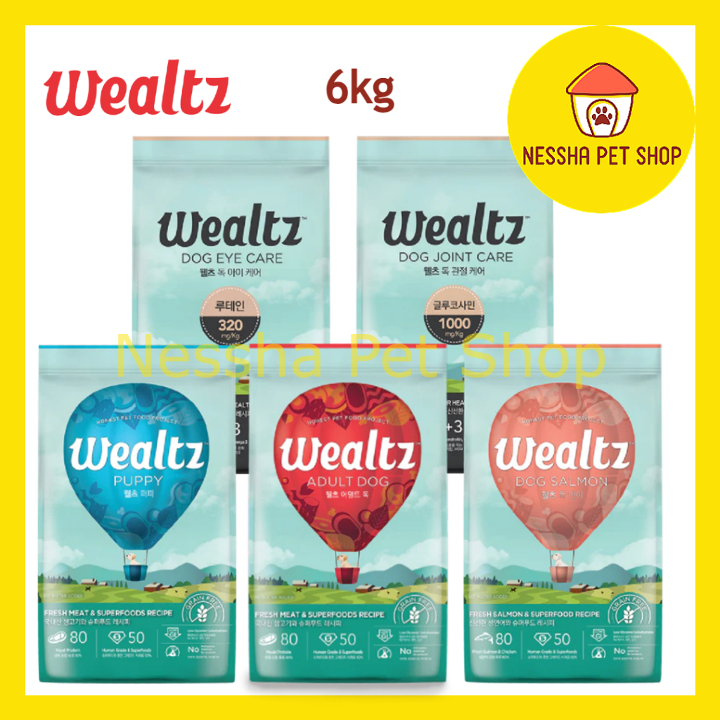 WEALTZ Dog Food Puppy/Eye Care/Joint Care/Salmon/Adult 6kg (300g x 20EA) | Shopee Malaysia