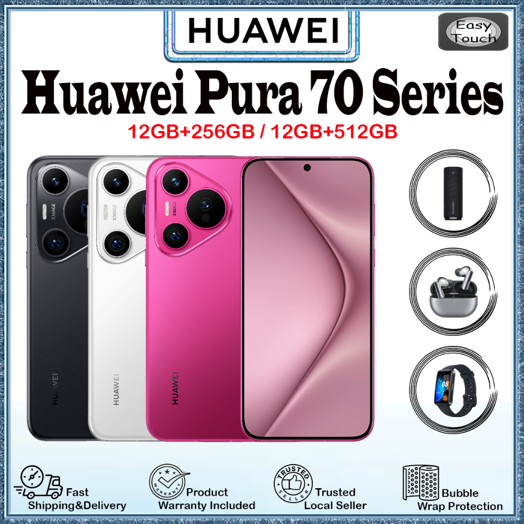 HUAWEI PURA 70 PRO | PURA 70 | P60 PRO | (12GB+256GB) | (12GB+512GB) | Original Huawei Malaysia ...
