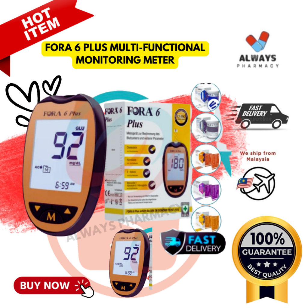 1 METER - FORA 6 PLUS MULTI-FUNCTIONAL MONITORING SYSTEM (METER ONLY ...
