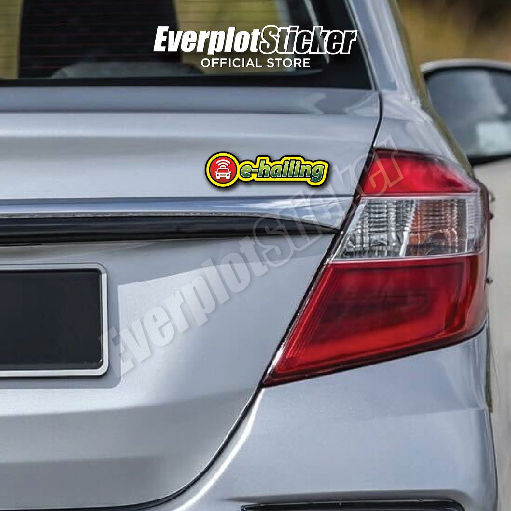 🔥ReadyStock🔥 E-Hailing Emblem for car. High Quality Acrylic + Reverse ...