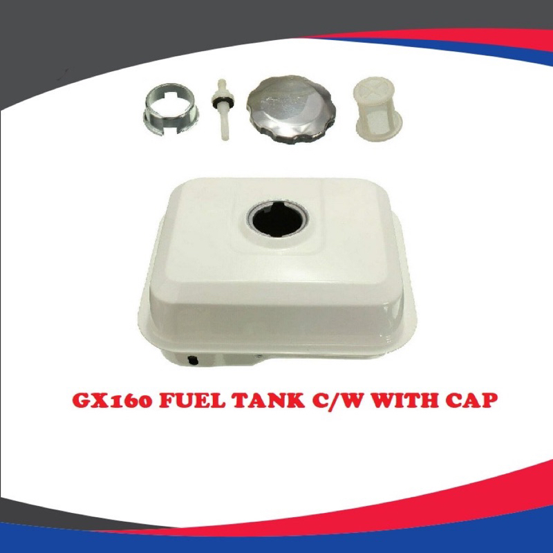 HONDA GX160 168F ENGINE FUEL TANK WITH CAP SPARE PART | Shopee Malaysia
