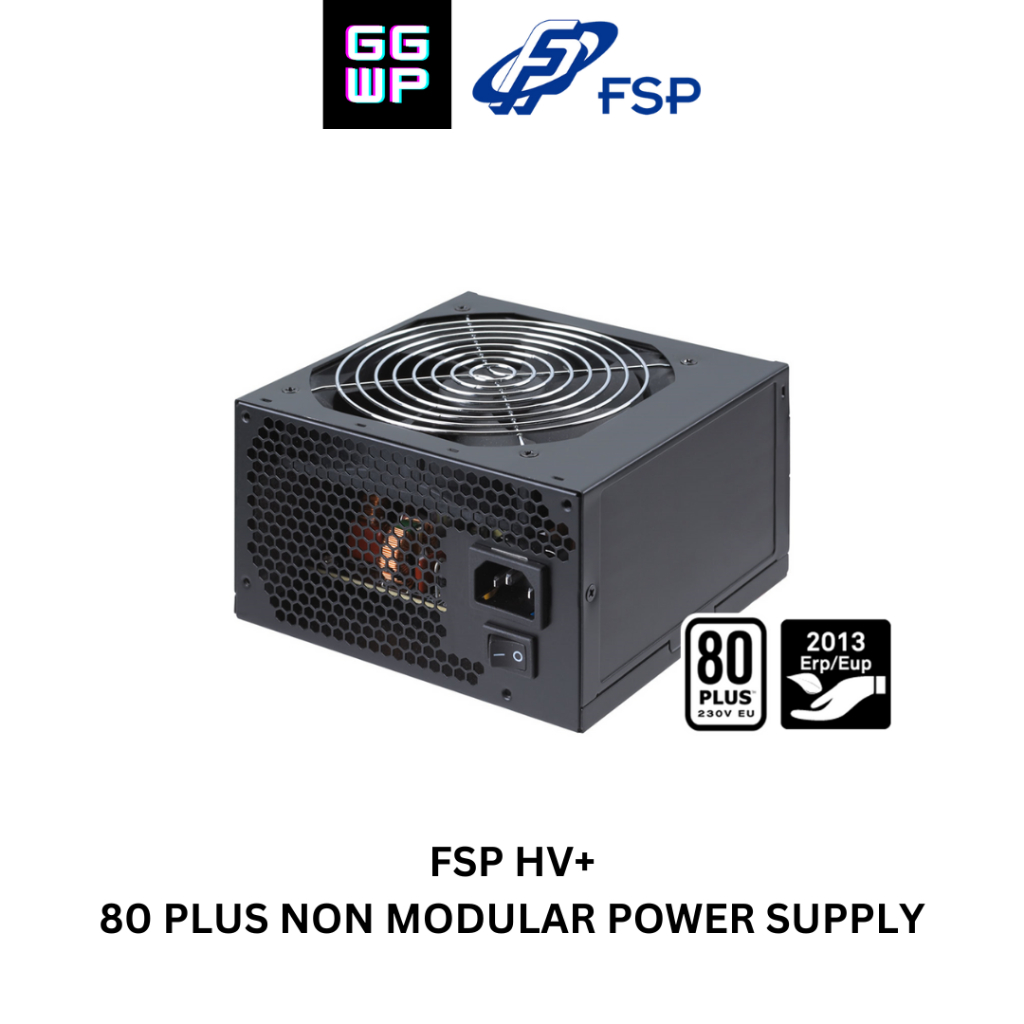 FSP HV+ 80 Plus White Non Modular Power Supply PSU 500W/600W/700W ...