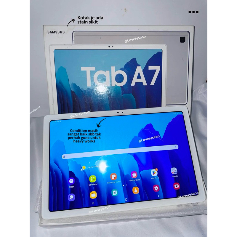Samsung Galaxy Tab A7- used | Shopee Malaysia