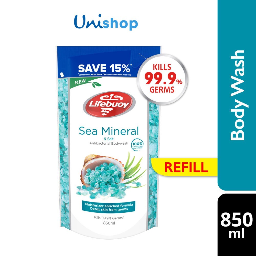 Lifebuoy Body Wash Sea Salt Refill (800ml) | Shopee Malaysia