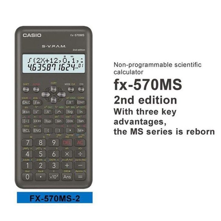Scientific Calculator FX-570ms 2nd Edition (1 Year Warranty) Ready ...