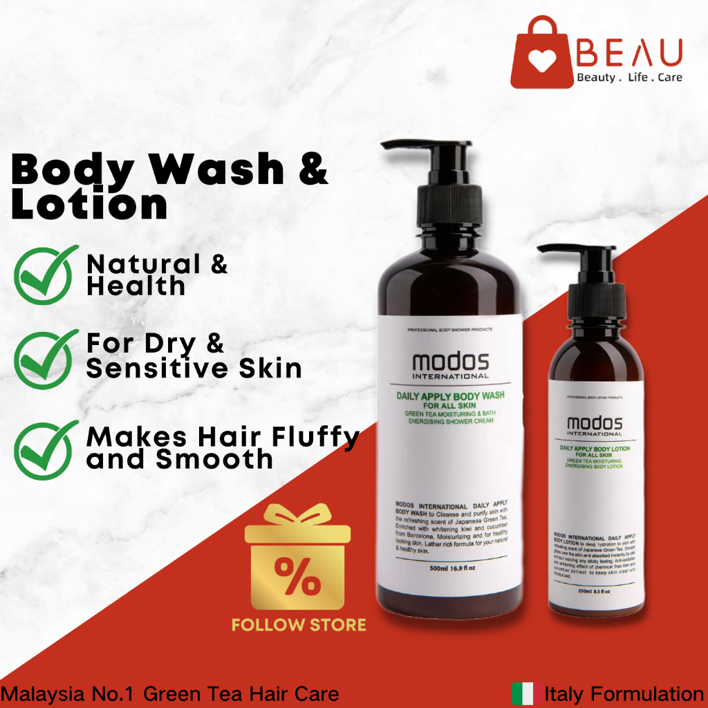 BEAU | Modos Daily Apply Body Wash + Body Lition 500ml For Dry ...