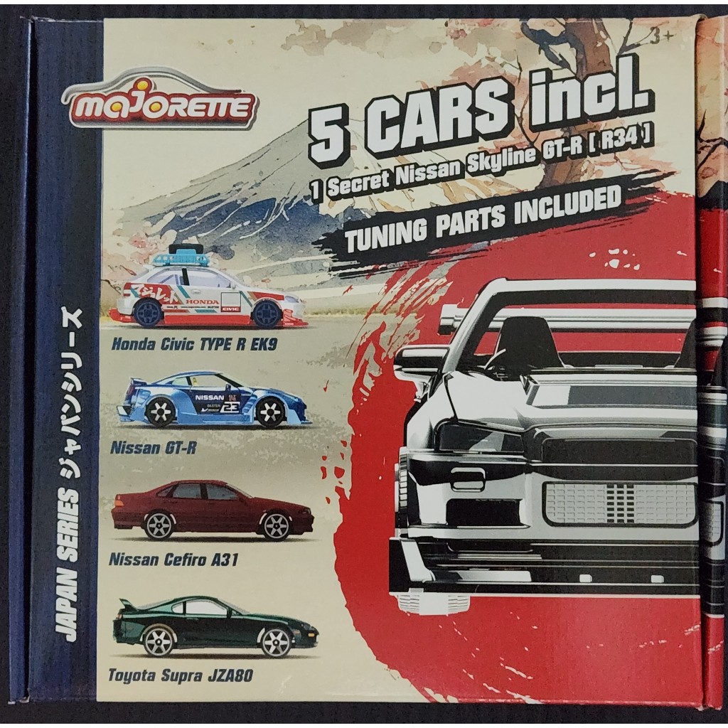 Majorette Japan Series Premium Box With Limited Edition R34 | Shopee ...