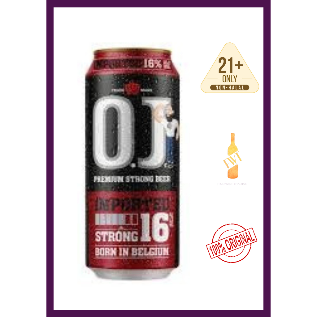 O.J. 16% Strong Beer 500ml Can | Shopee Malaysia