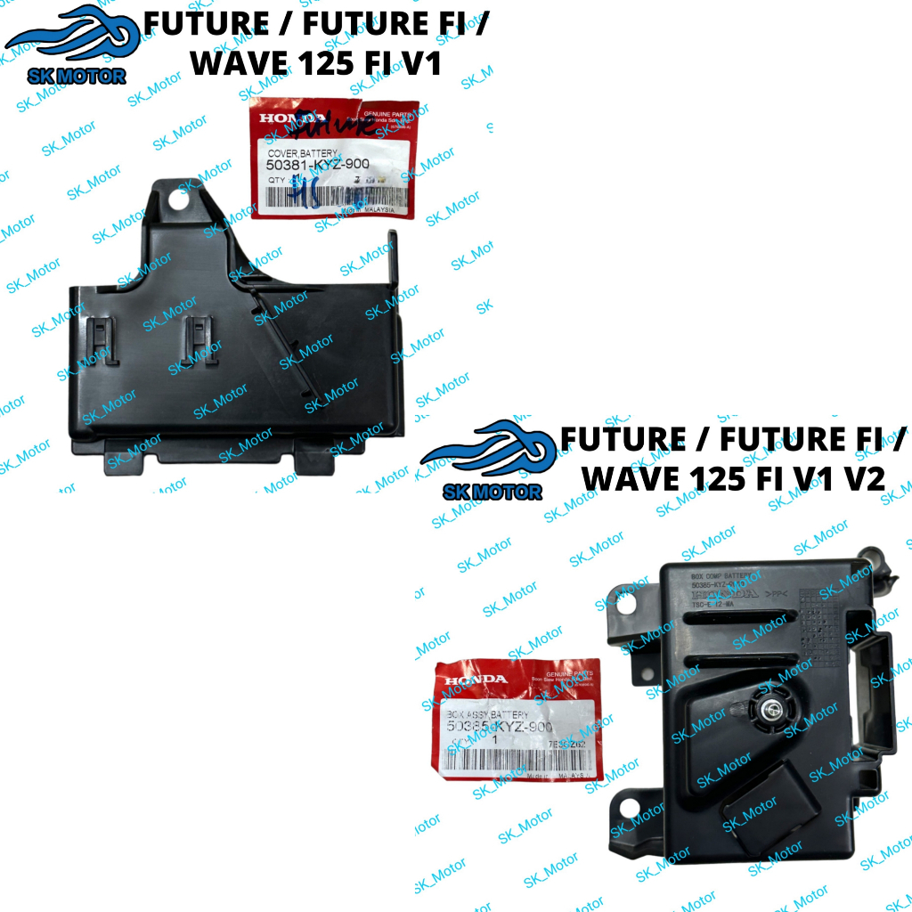 Honda FUTURE / FUTURE FI / WAVE 125 FI V1 V2 Original Battery Cover ...