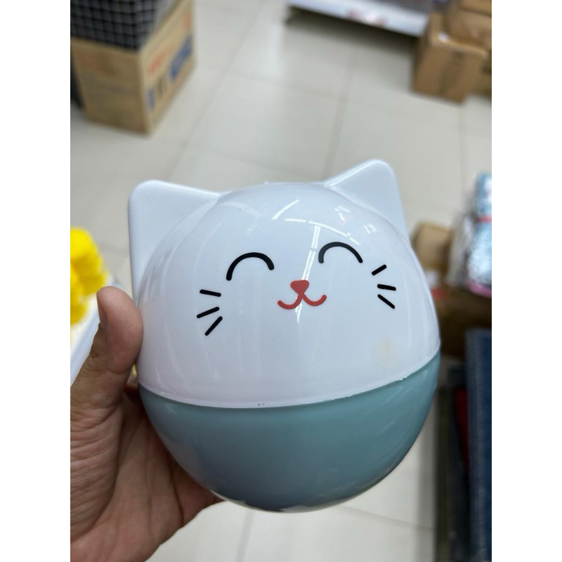 Tabung Duit Comel Corak Kucing Plastik | Shopee Malaysia